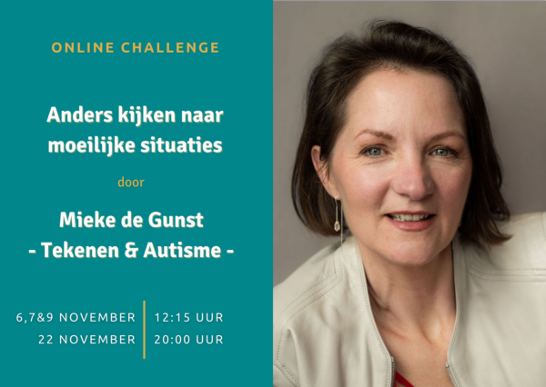 6,7,9 en 22 november 2023: Challenge Anders kijken naar moeilijke ...
